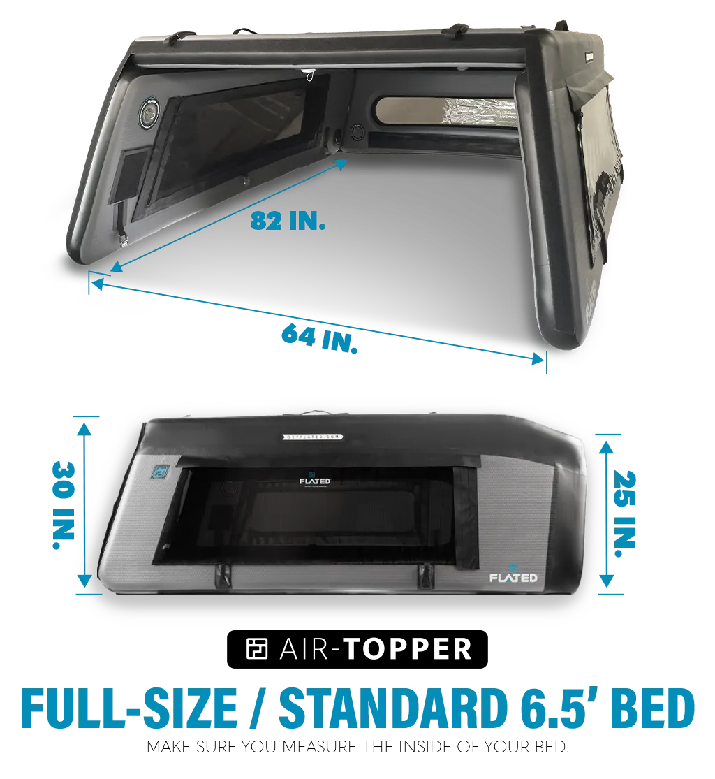 Flated Air-Topper Full Size 6.5' Standard Bed — Overland Depot