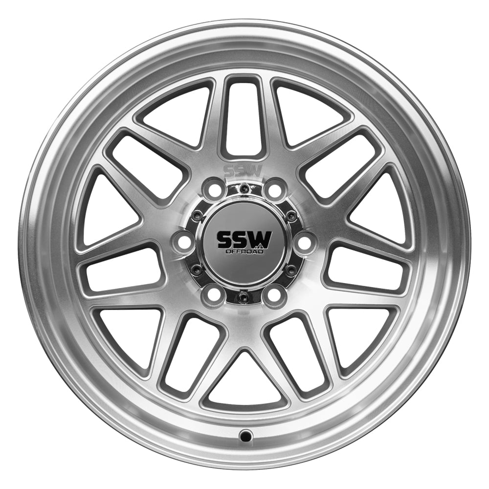 SSW Off-Road Wheels SIERRA / MACHINED SILVER — Overland Depot