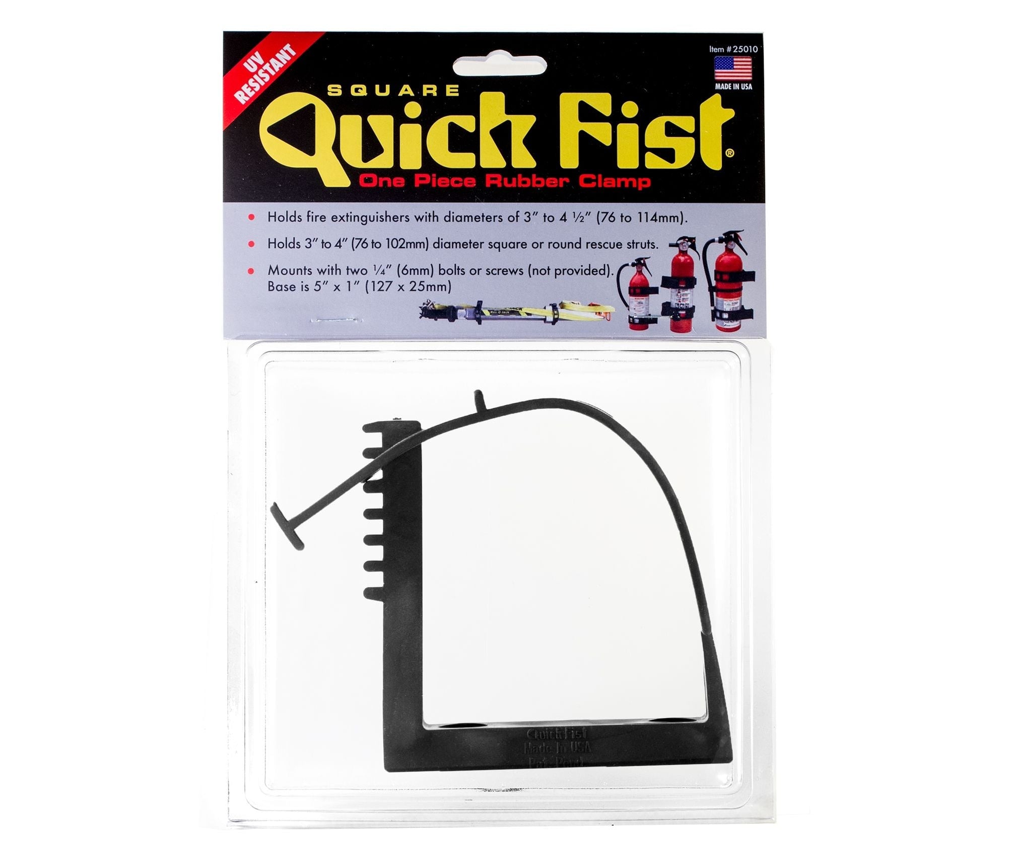 Square Quick Fist Rubber Clamp — Overland Depot