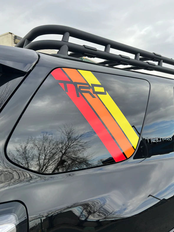 Taco Vinyl Rear Window Stripes For 4Runner — Overland Depot